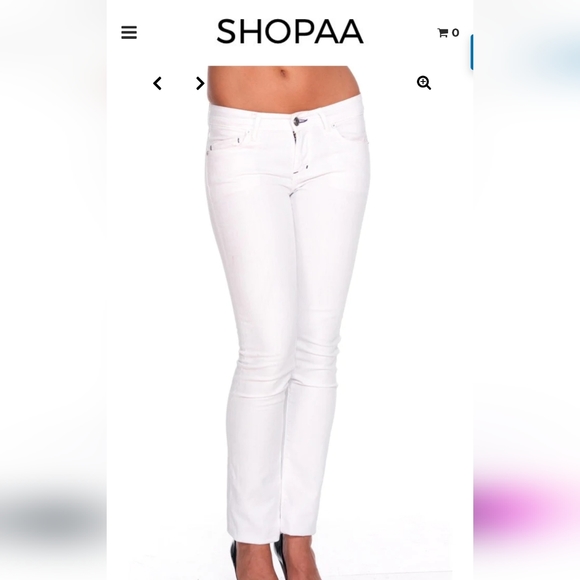 Rich & Skinny | Jeans | Womens Rich And Skinny Sleek White Jeans | Poshmark